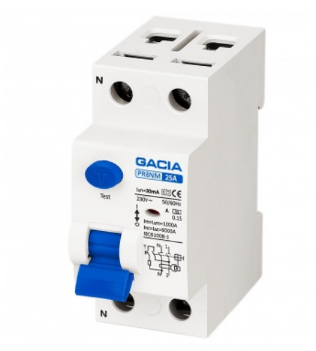 Viru Elektrikaubandus: Elektrikaubad. Rikkevoolukaitse PR8A, 2P, 25A, A ...